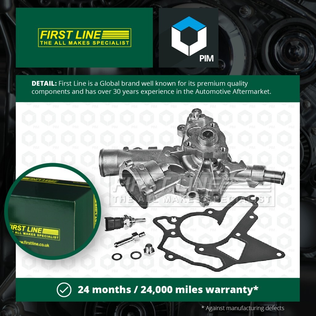 OPEL CORSA C 1.4 Water Pump 03 to 09 Z14xep Coolant 24469102 First Line ...