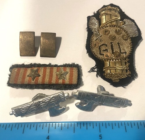 Military Lot Bullion Patch Fasces 6 Pieces Varied WW2 | eBay