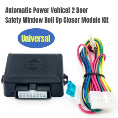 2 Door Car Vehicel Automatic Power Window Roll Up Closer Module Safety ...