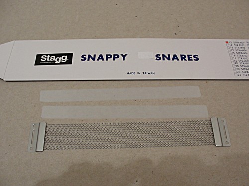 STAGG SNAPPY SNARES 10 INCH SNARE DRUM WIRES 10" X 12 STRANDS FREE ...
