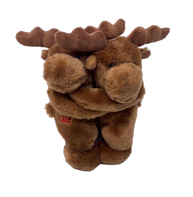 WishPets Moose Hugger 8” Plush Stuffed Animal Hug 2011 84012 Valentines ...