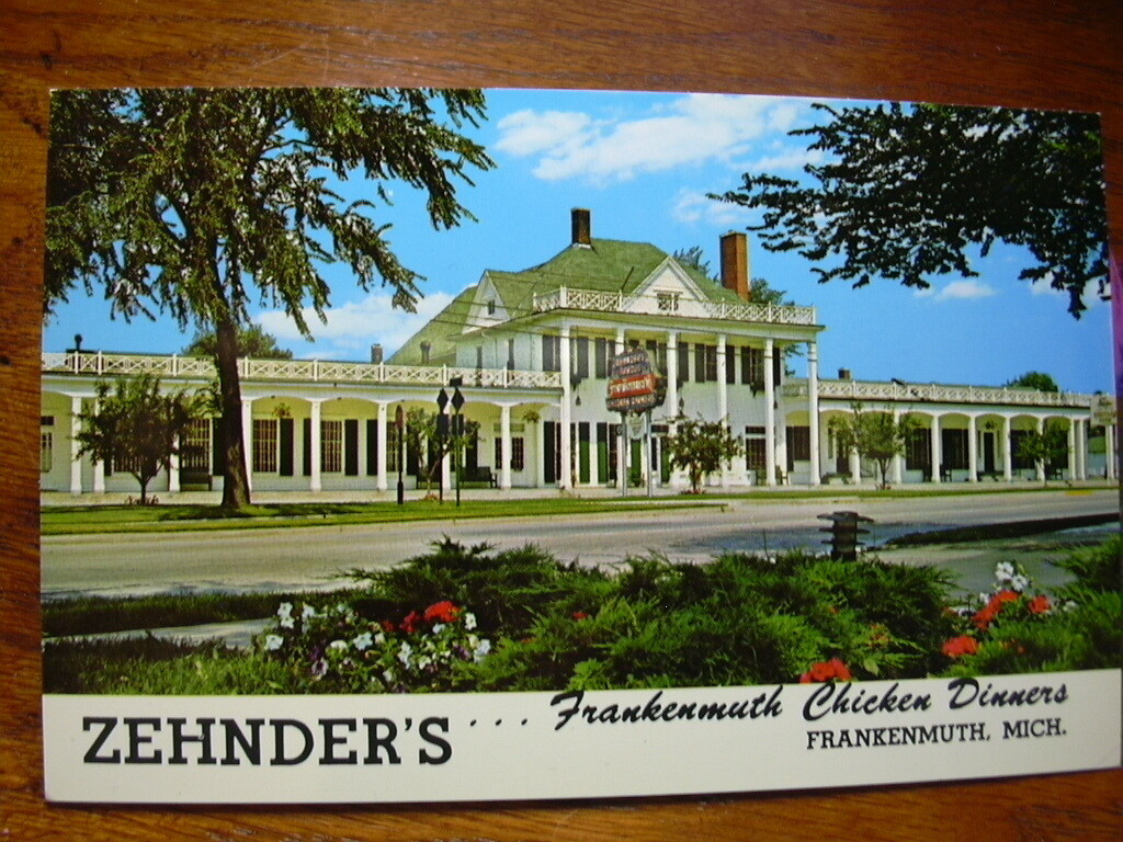 *Zehnder's Frankenmuth Chicken Dinners, Frankenmuth, Michigan | eBay