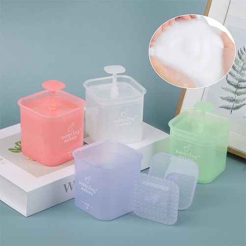 Reusable Plastic Bubbling Maker Foaming Face Clean Tools Shampoo Bubble ...