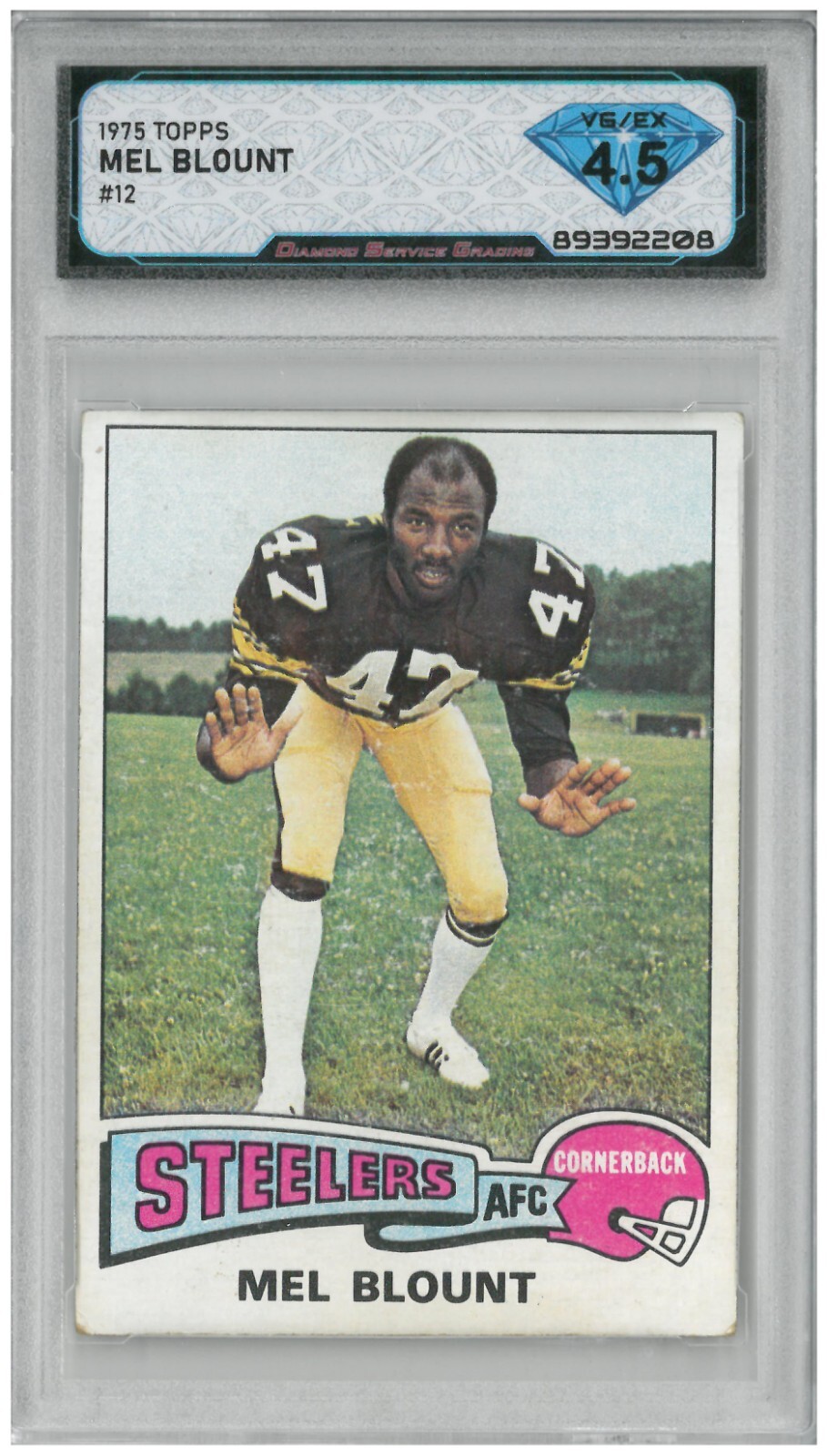 1975 Topps - Mel Blount #12 (RC) for sale online | eBay