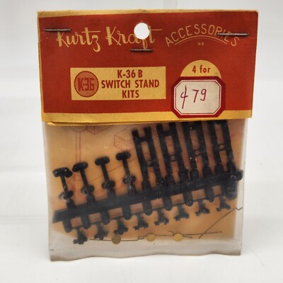 Kurtz Kraft HO Scale Switch Stand Kit K-36 B NIP Sealed Vintage Model ...