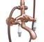 Antique Red Copper Bath Rain Shower Head System Set With Handshower Tub ...