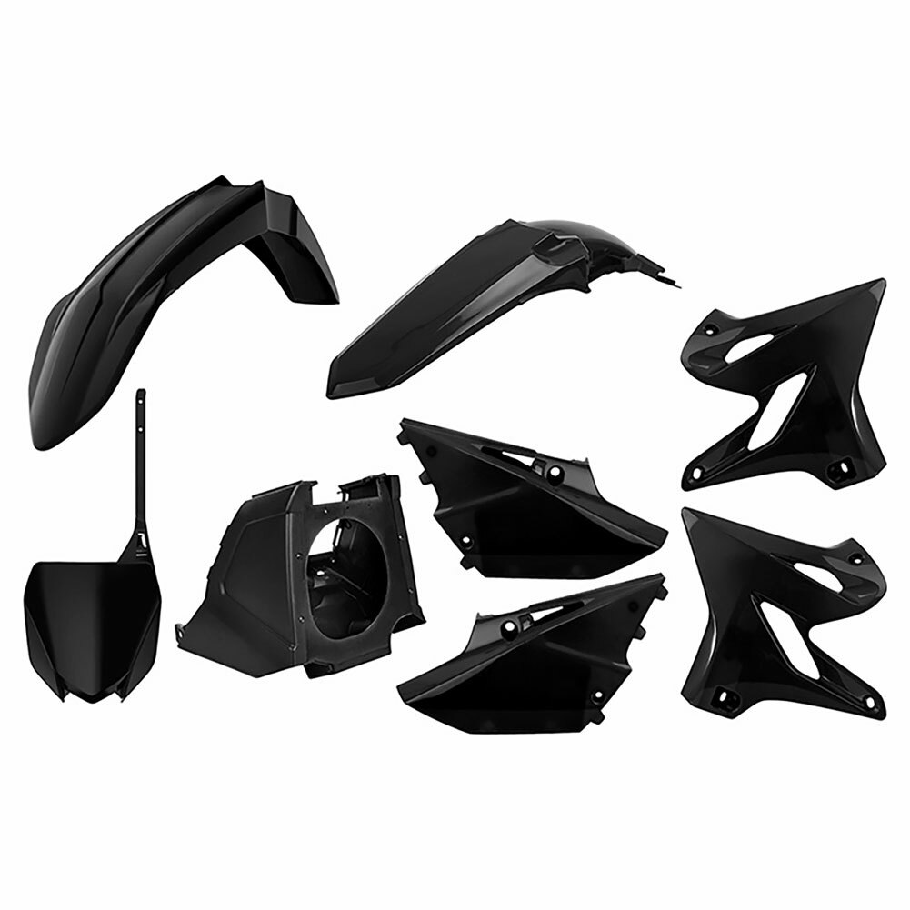 Polisport Restyle Plastic Kit Set 2019 Style Black Yamaha YZ125 YZ250 ...