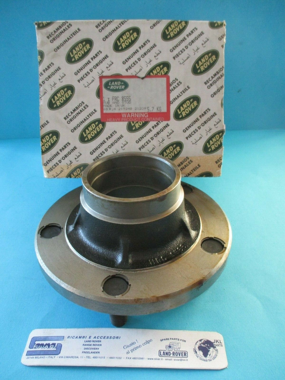 Rear Wheel Hub Original Land Rover Defender 90 110 >KA FRC8555 Sivar | eBay