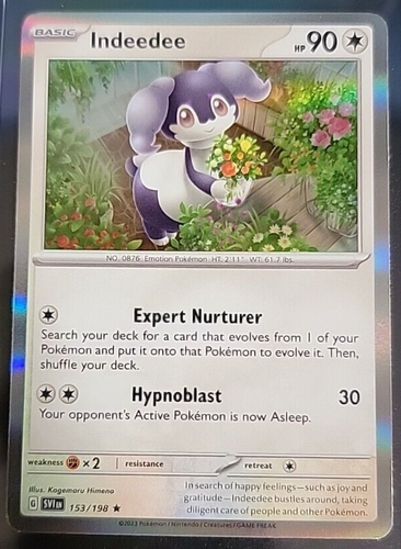 Indeedee | Holo Rare | Scarlet & Violet Base | 153/198 | eBay