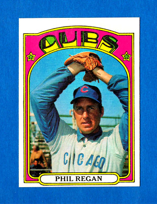 1972 TOPPS #485 PHIL REGAN CHICAGO CUBS - NM MINT | eBay