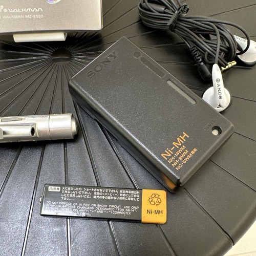 SONY MZ-E520 silver minidisc MD walkman player vintage audio tested ...