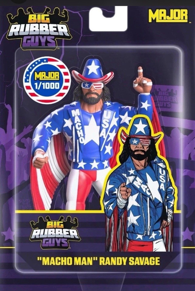 MACHO MAN RANDY SAVAGE USA 1/1000 BIG RUBBER GUYS LJN PREORDER | eBay