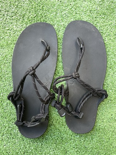 EUC Xero Genesis Sandals Men 11 Black Barefoot Minimalist Flat Outdoor ...