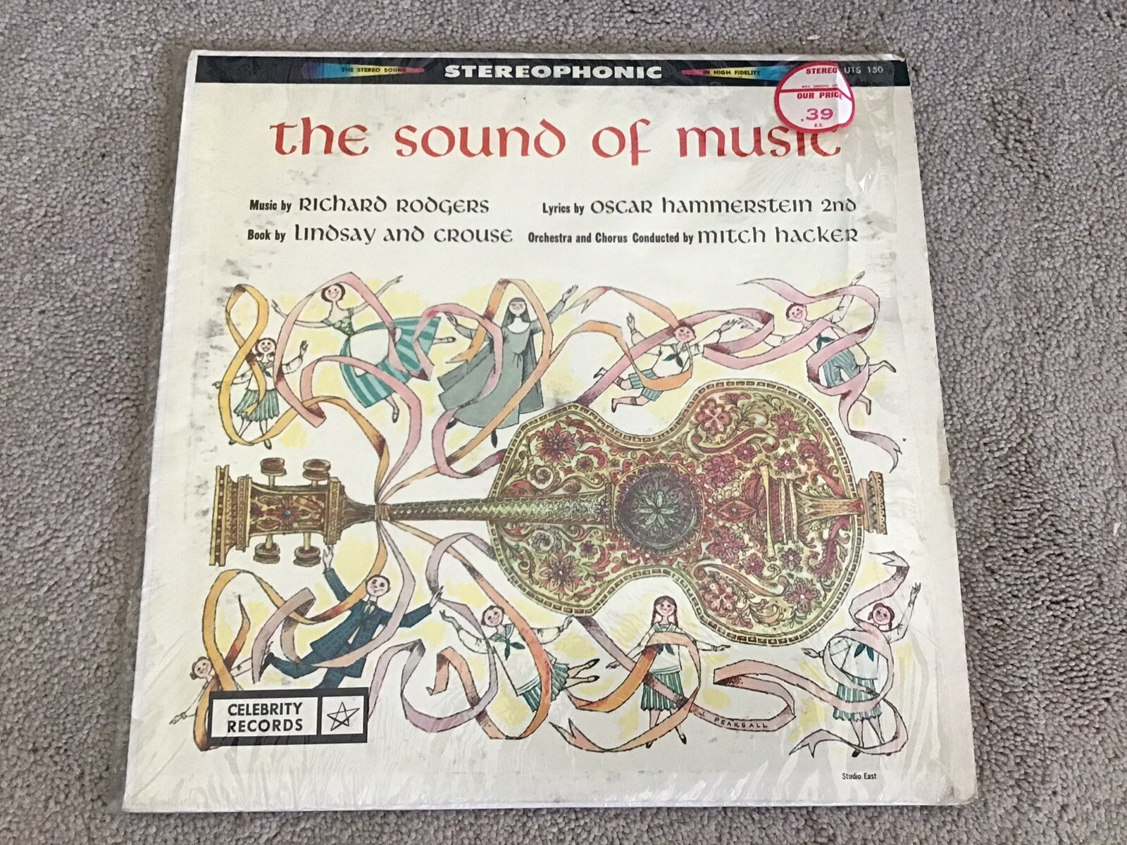Rodgers & Hammerstein The Sound of Music Vinyl Record UTS 150 Celebrity ...