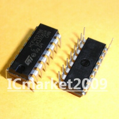 100 PCS HCF4017BE DIP-16 HCF4017 Decade Counter With 10 Decoded Outputs Chip IC | eBay