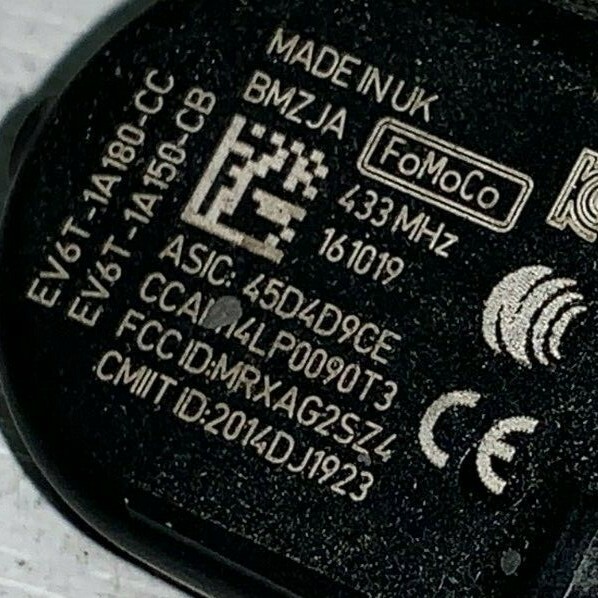 Ford Focus Tyre Pressure Control Sensor Monitoring System TPMS 2015 ...