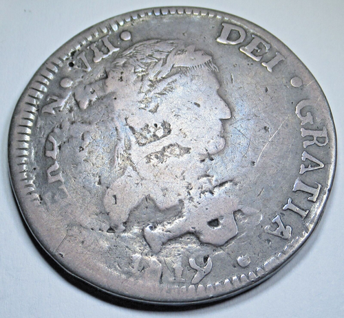 1819 CA-RP Double Bust Mint Error Chihuahua Mexico Silver 8 Reales Rare ...