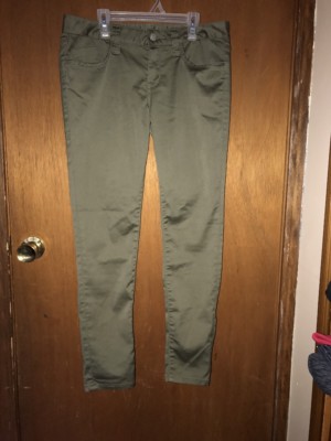 American Rag Olive Green Women's Size 9 Skinny Leg Pants 134190 | eBay