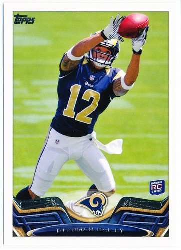 2013 Topps Football Stedman Bailey #202 St. Louis Rams ROOKIE | eBay