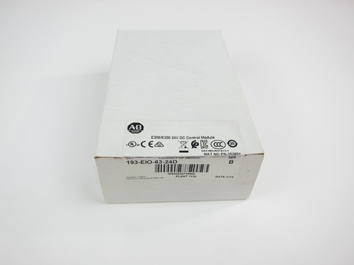 New Sealed Allen Bradley 193-EIO-63-24D E300/E200 24V DC Control Module ...
