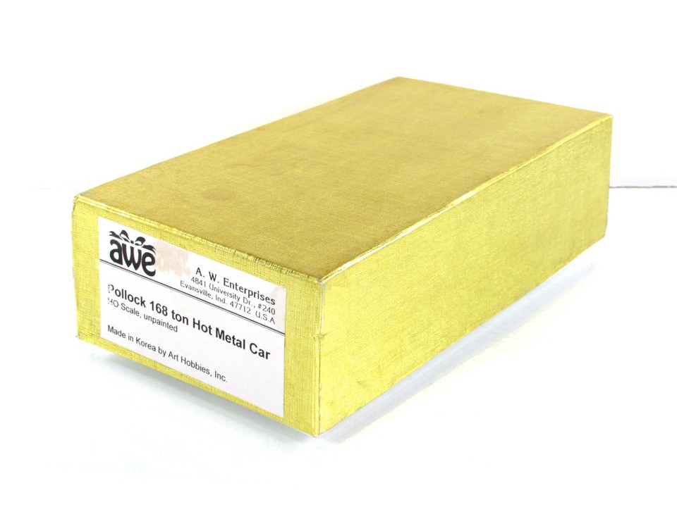 HO Scale BRASS ***POLLOCK 168 Ton HOT METAL CAR*** by AWE - Art Hobbies ...