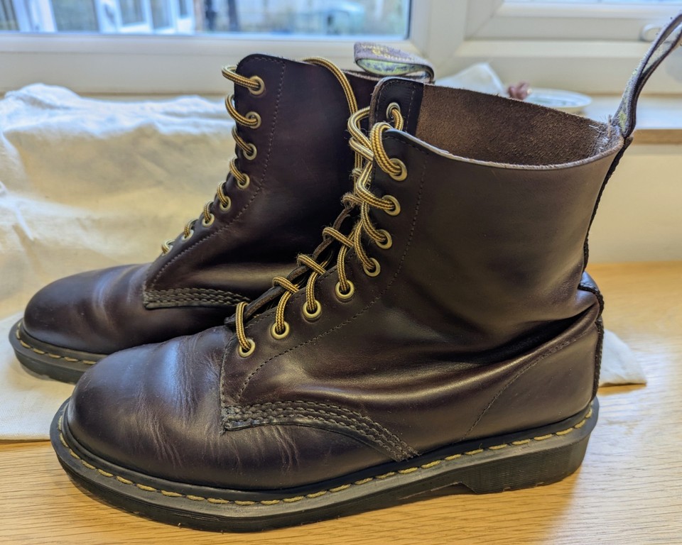 Dr Martens 1460 boots Chromexcel Pascal | eBay UK