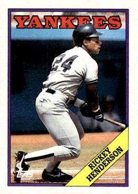 1988 Topps #60 Rickey Henderson | eBay