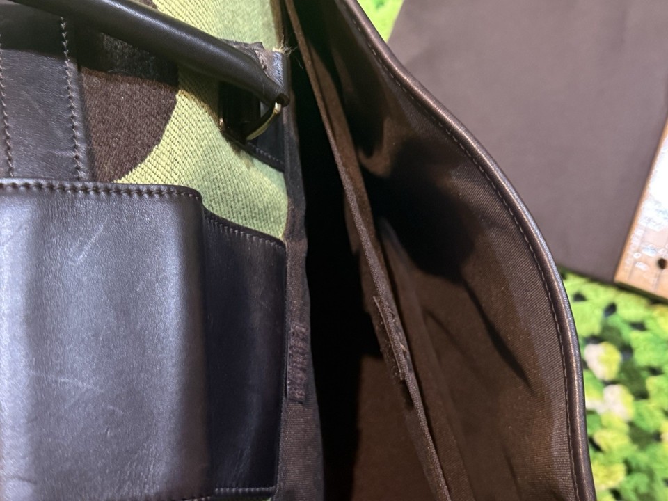 Hartmann Vintage Retro Apple Green Polka Dot Bag Carry On Travel Work ...