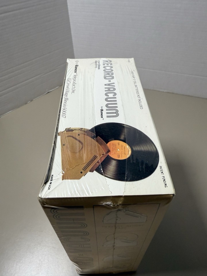 Vintage RONCO Record Vacuum LP Vinyl Cleaner 1976 NEW SEALED Rare As ...