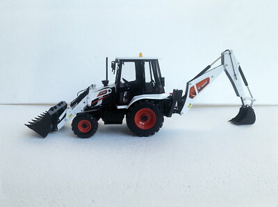 1/25 Scale Bobcat B760 Backhoe Loader Diecast Model Toy Collection Gift ...