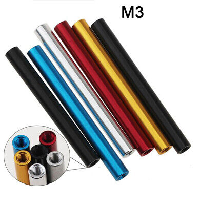 M3 Aluminum Alloy Column Threaded Sleeve Rod Stud Round Connector ...