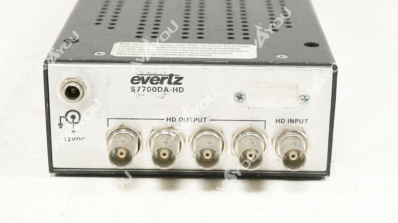 Evertz S7701FR Small frame with 7700DA-HD 1x4 HD/SD-SDI Video ...