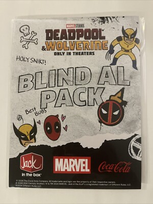 Jack In The Box Deadpool & Wolverine Blind AI Pack - SDCC 2024 ...