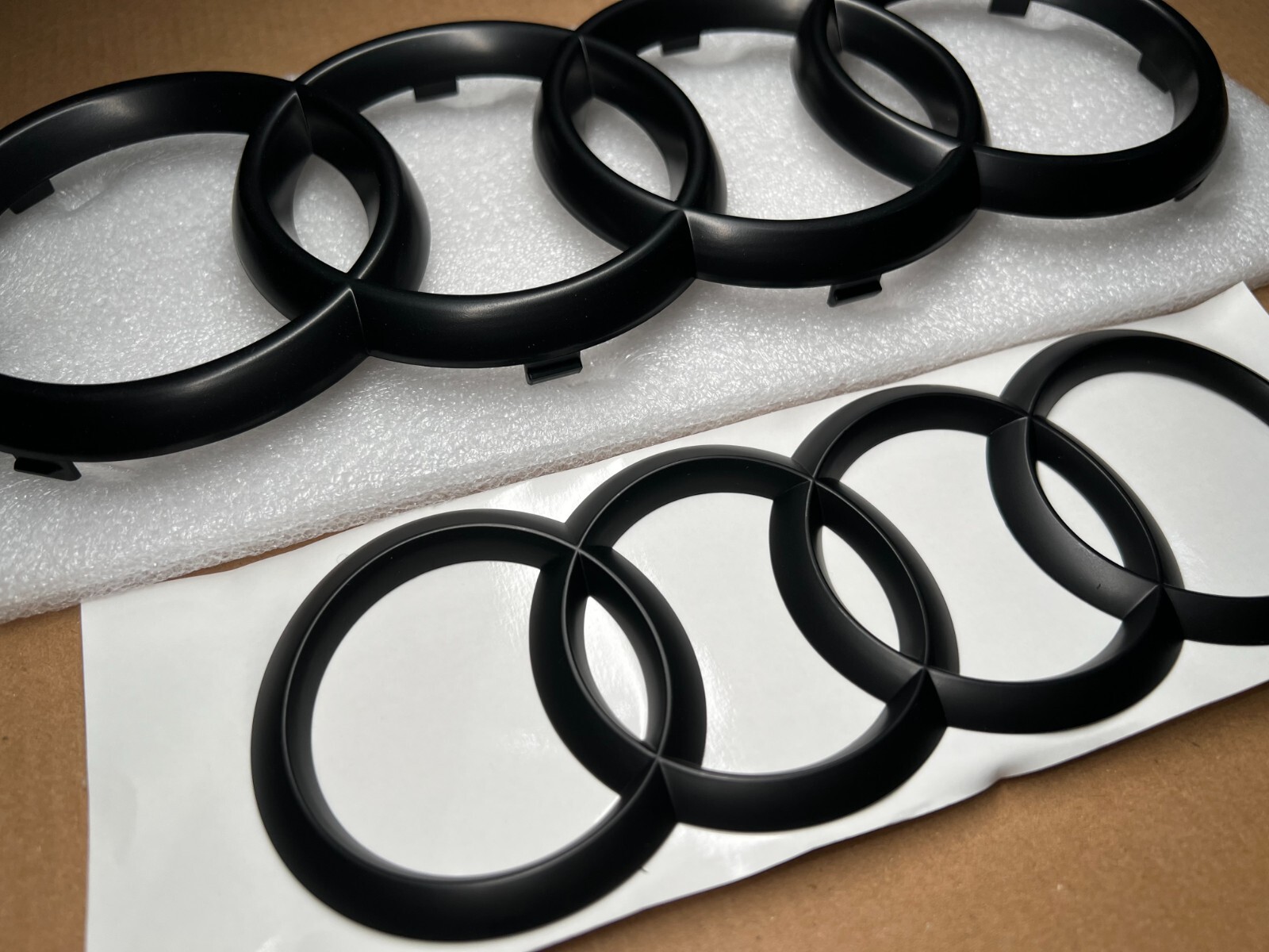 OEM Front + Rear Matte Black Badges Set for AUDI A5 TDI Quattro Hatch ...