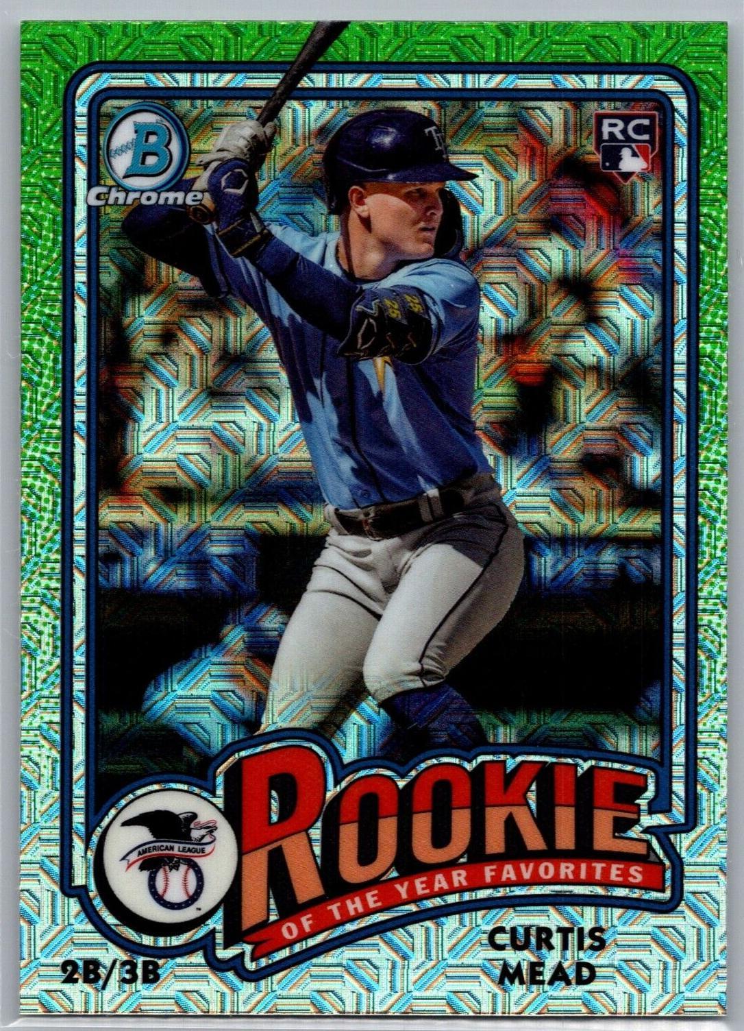 2024 Bowman - Mega Box Chrome Rookie of the Year Favorites Curtis Mead ...
