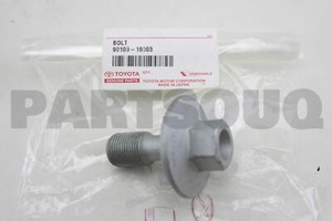 9010918003 Genuine Toyota BOLT(FOR CRANKSHAFT PULLEY SET) 90109-18003 ...
