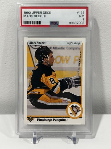 1990 Upper Deck MARK RECCHI Rookie #178 PSA NM 7 | eBay