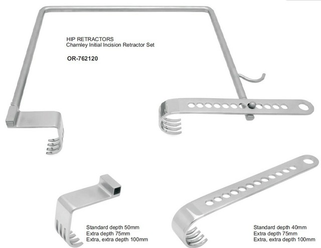 Charnley Initial Incision Hip Retractor Orthopedic Surgical Instrument ...