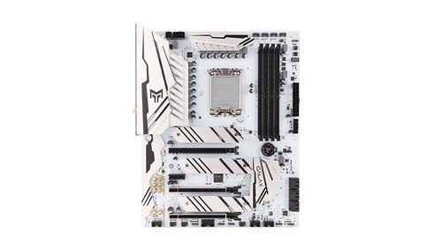 Galaxy Z690 Metaltop D4 Wi-Fi White LGA 1700 Intel Z690 Motherboard ...