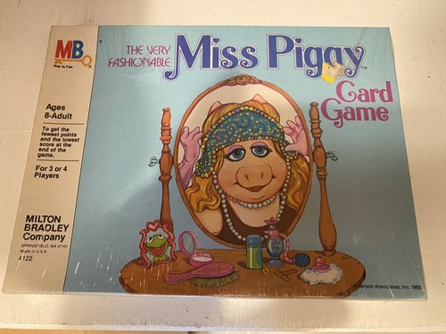 The Very Fashionable Miss Piggy Card Game Milton Bradley Brand New | eBay