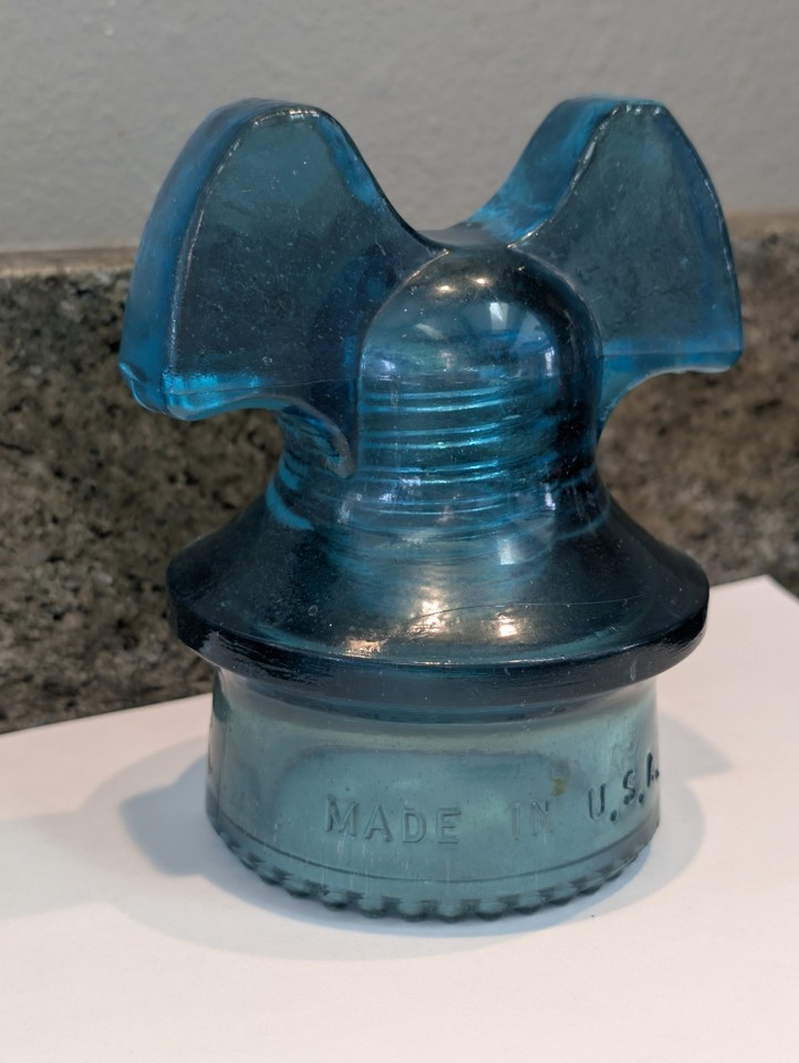 Mickey Mouse Glass Insulator CD 257 Hemingray - 60 Made In USA | eBay