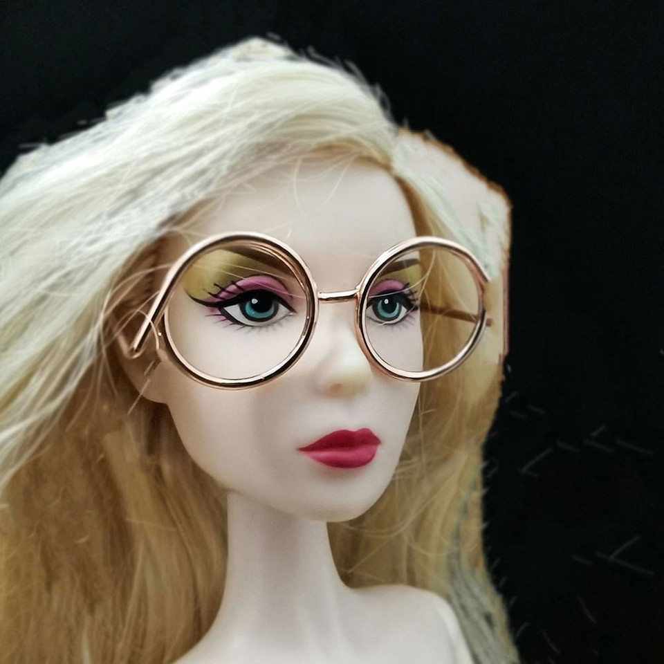 12 Pcs Copper Wire Doll Glasses Miniature Toy Accessories for Crafts ...