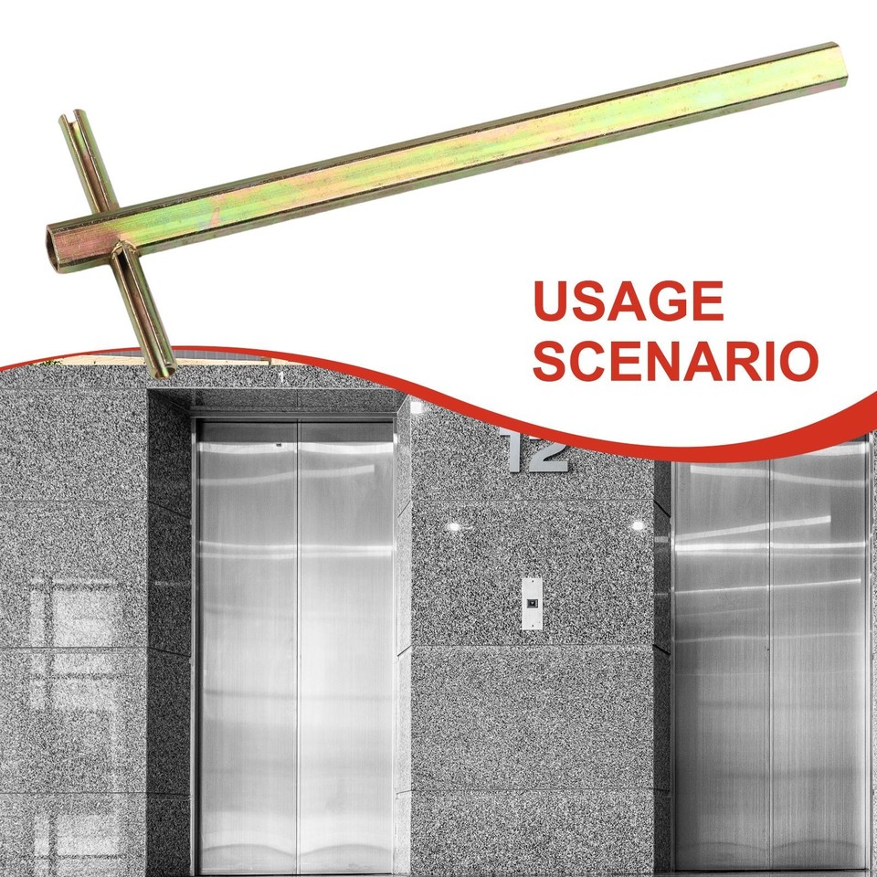 Elongated Design Elevator Triangle Key 100mm Triangular Key 200mm ...