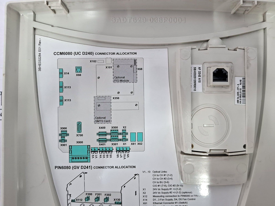 ABB | UNITROL 6000 | 6080 | A6T-O/D1M3-F40 | 3ADT218437R0002 ...