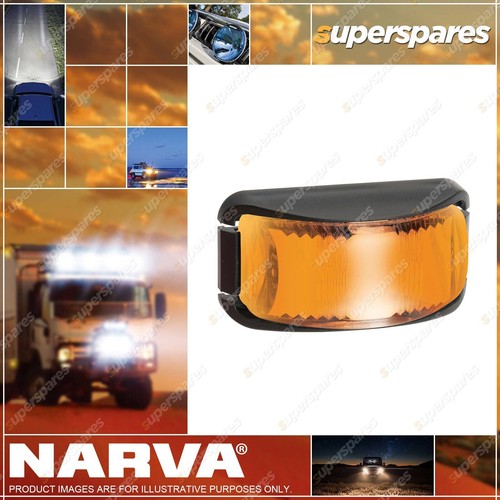 Narva 9-33V LED Side Direction Indicator Lamp Amber with Black Base 2 ...