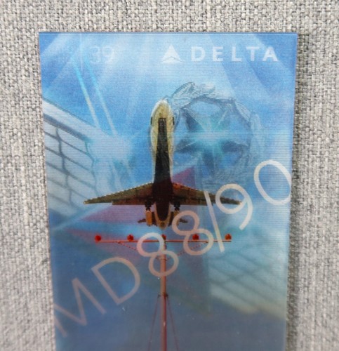 Delta Air Lines Aircraft Trading Card #39 MD-88/90 Aircraft Info Card ...