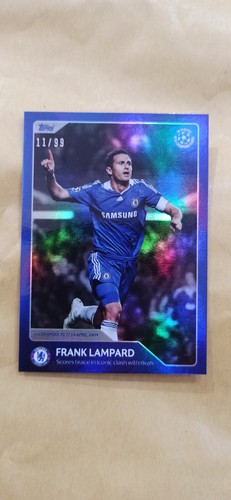 CARD Lampard /99 Topps Champions League 30 seasons celebration Chelsea ...