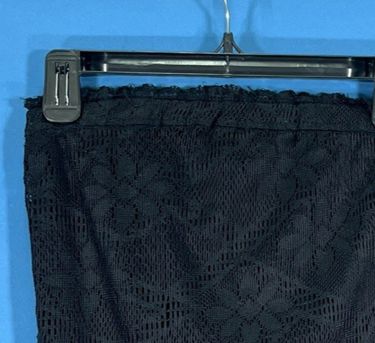 BASICALLY ME Black LACE Fringe Trim STRAPLESS Boho PULL-ON Sheath Tube Dress S | eBay UK