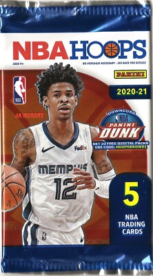 8) 2020-21 Panini NBA HOOPS Basketball Dollar Tree Packs Exclusive ...