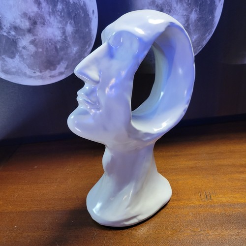 Ceramic Glass Hollow Head Table Top Figure Decor Decorative Head | eBay